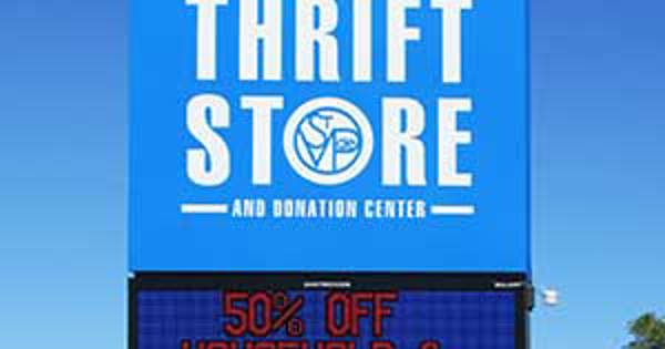 Thrift Store Installs LED Sign, Experiences Record Sales
