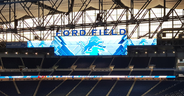 A Media Frenzy at New Ford Field
