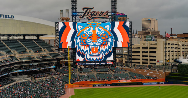 Daktronics Major League Sport Video Scoreboards and Sound Systems