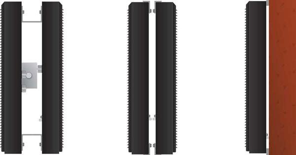 Unprecedented Mounting Flexibility—Galaxy® GS6 Displays