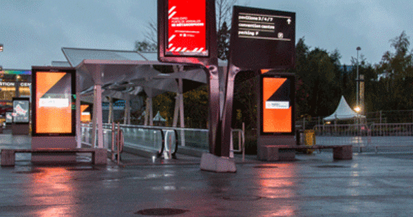 Daktronics Digital Street Furniture | Urban Display Solutions