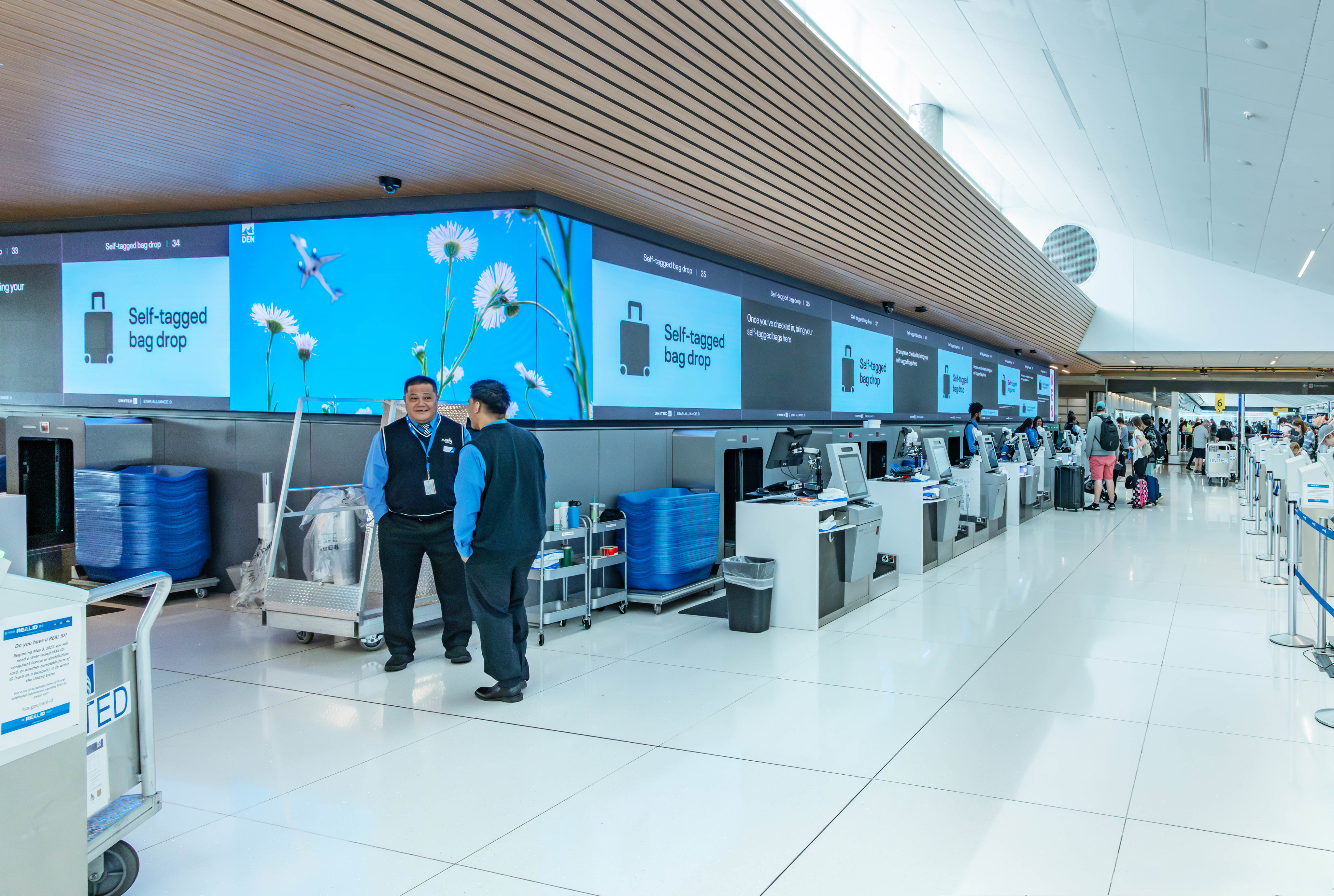 Airports Evolve with Digital Backwall Ticketing Displays