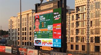 Daktronics Minor League Sport Video Scoreboards and Sound Systems