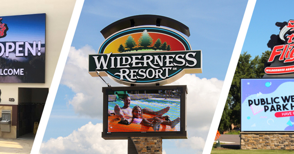 Indoor & Outdoor Digital Displays Entertain Guests