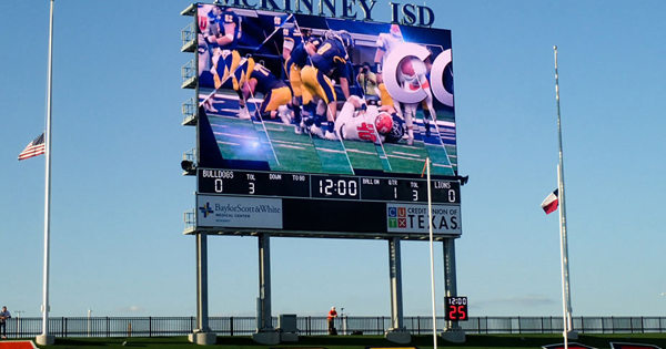 Daktronics Installing One of the Nation’s Largest High School Video ...