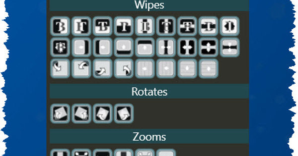 Using Transitions and the Layout Storyboard