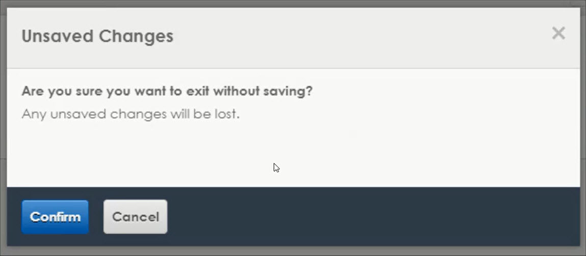 Playlist Validation & Unsaved Changes Dialog Updates