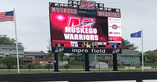 Daktronics Installs Wisconsin’s Largest High School Football Field ...