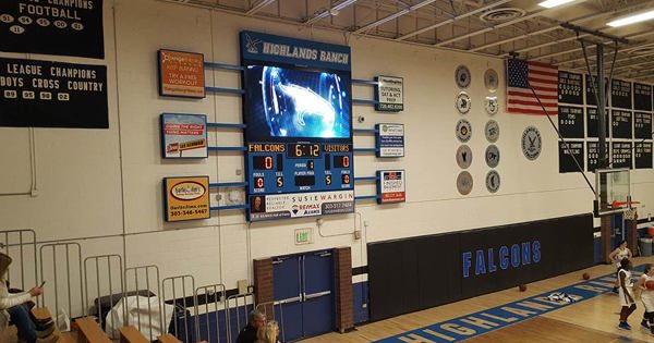 Colorado’s Highlands Ranch High School Installs New Scoreboards