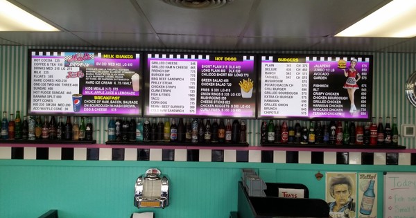 Daktronics Indoor Digital Menu Boards “Extremely Easy” Project for Sign ...