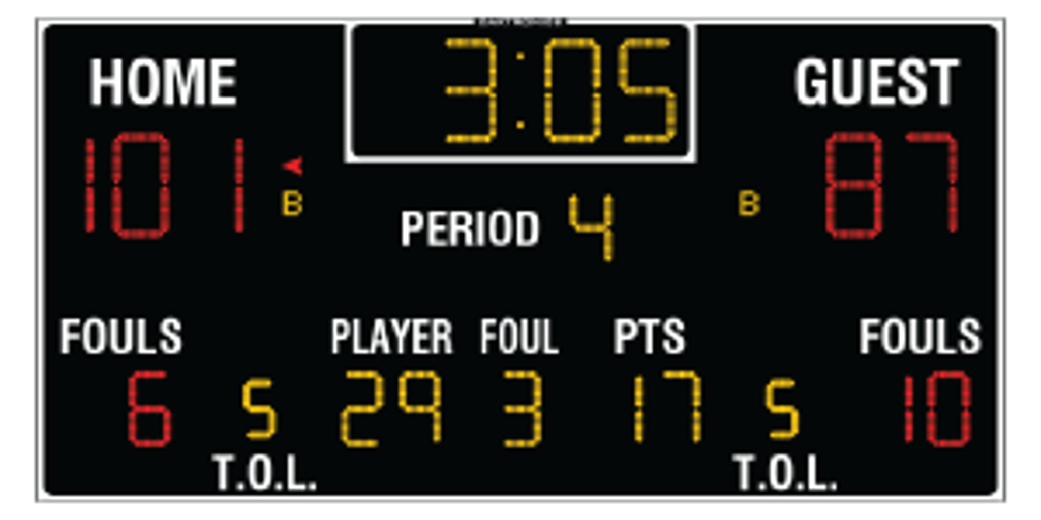 Basketball Scoring and Timing Products