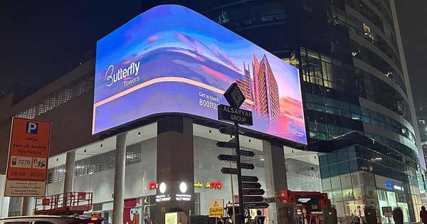 Blue Bay Tower Shines Bright with LED Display from Daktronics