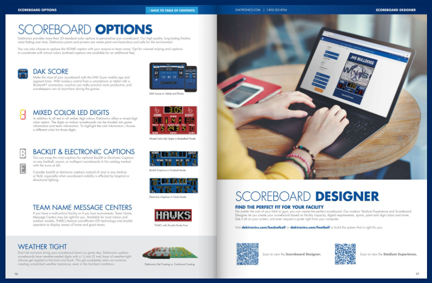 Daktronics Scoreboards | Electronic LED Scoreboard Displays