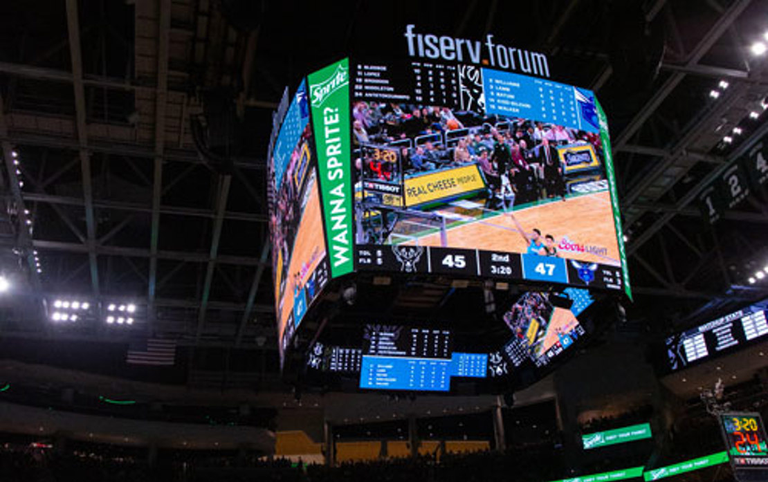 Daktronics Major League Sport Video Scoreboards and Sound Systems
