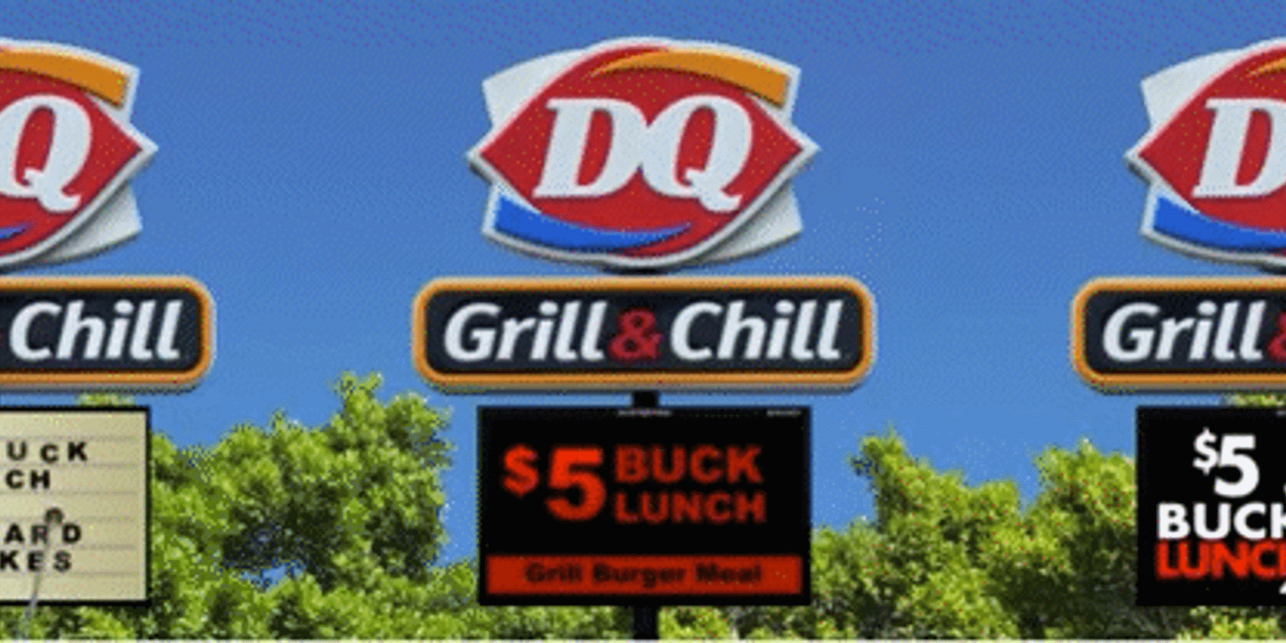 DQ® Employees Bring the Love to Daktronics Digital Sign