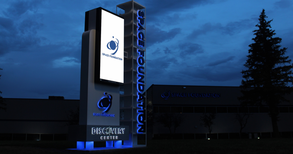 Sign Shop Illuminated Launches New Sign for The Space Foundation